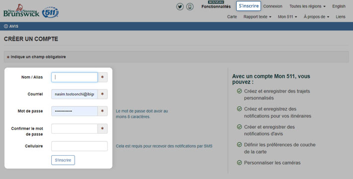 Nouveau-Brunswick 511